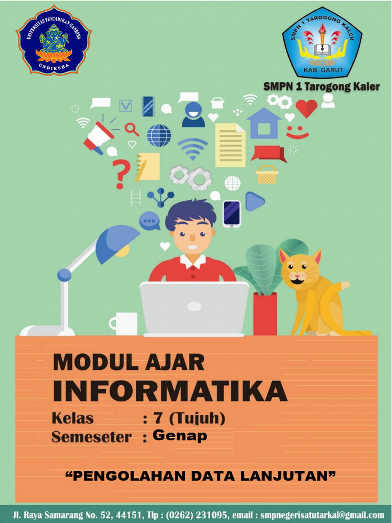 Modul Ajar, Bahan Ajar, LKPD, Asesmen, Media Pembelajaran - Pengolahan Data Lanjutan - Pratiwi | PDF
