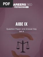 AIBE 17 Question Paper Set A With Answer Key and Solutions PDF Copy ...