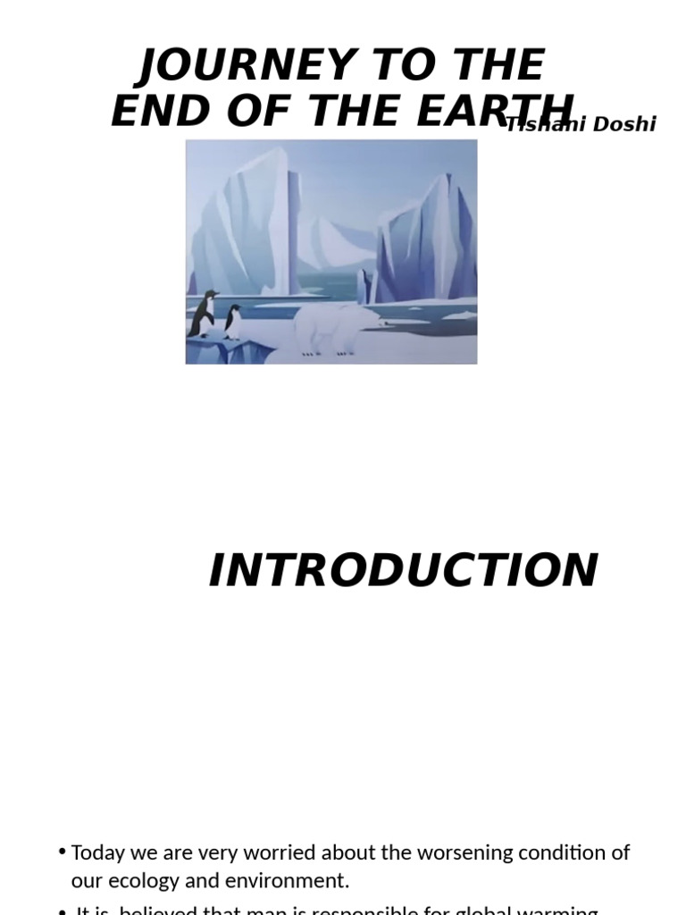 Journey to the End of the Earth[1] | PDF | Antarctica | Ice