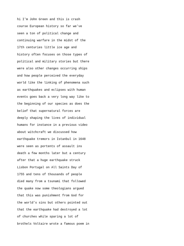 (English (Auto-Generated) ) The Enlightenment - Crash Course European ...