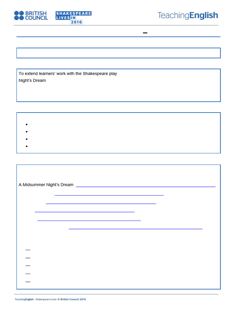 Shakespeare Extension Activities | PDF | Characters In Romeo And Juliet