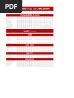 Cinemark Nutritional Information Guide | PDF | Nutrition Facts Label ...
