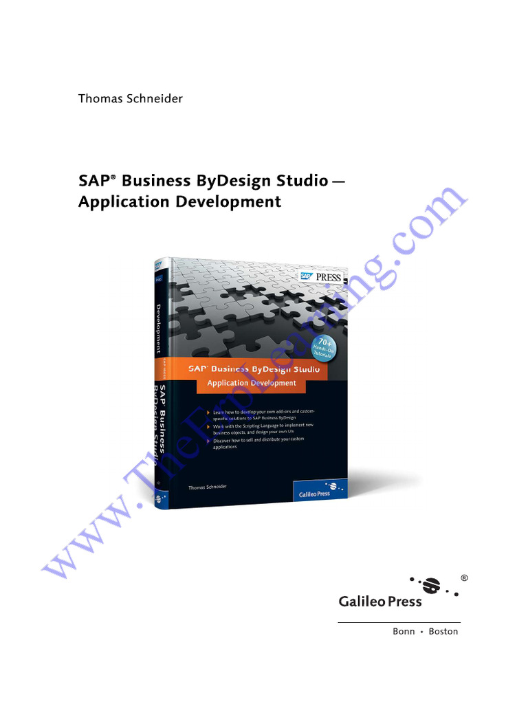 SAP Business ByDesign Studio Application Development Sample | PDF