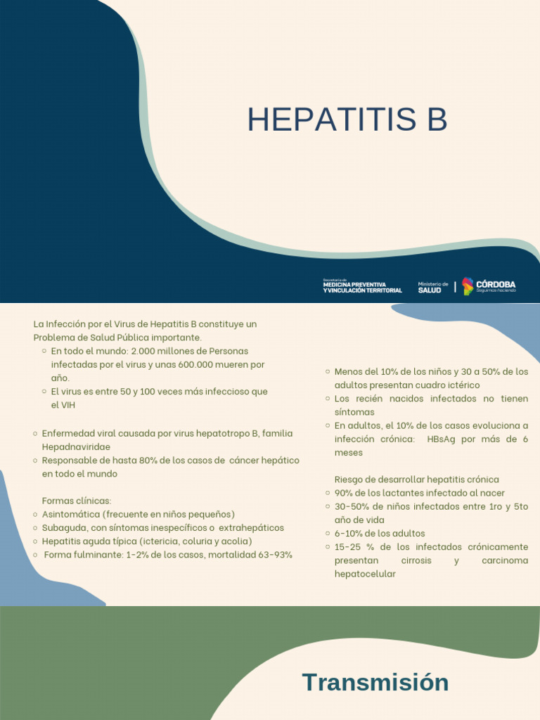 Guía Completa sobre Hepatitis B y Vacunación | PDF | Hepatitis B ...