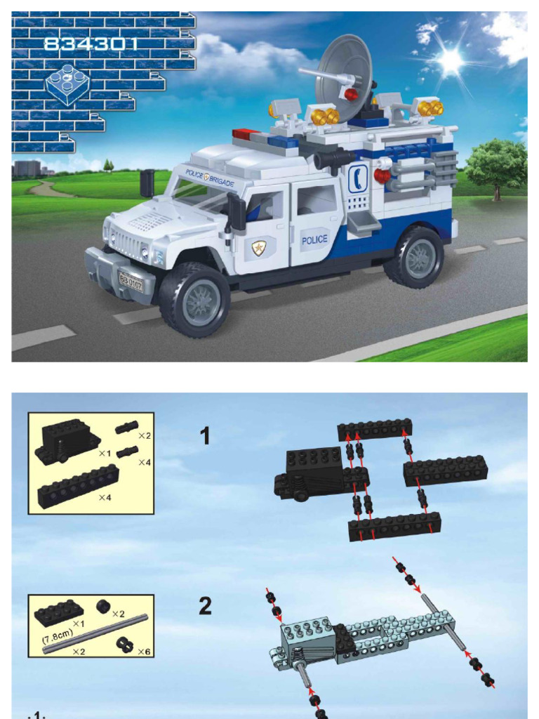 BanBao Set 8343 Police Car | PDF