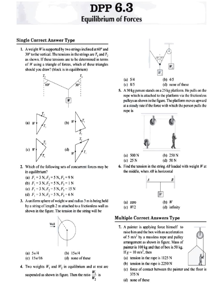 Doc-20250807-Wa0005 250807 162007 | PDF | Tension (Physics) | Force