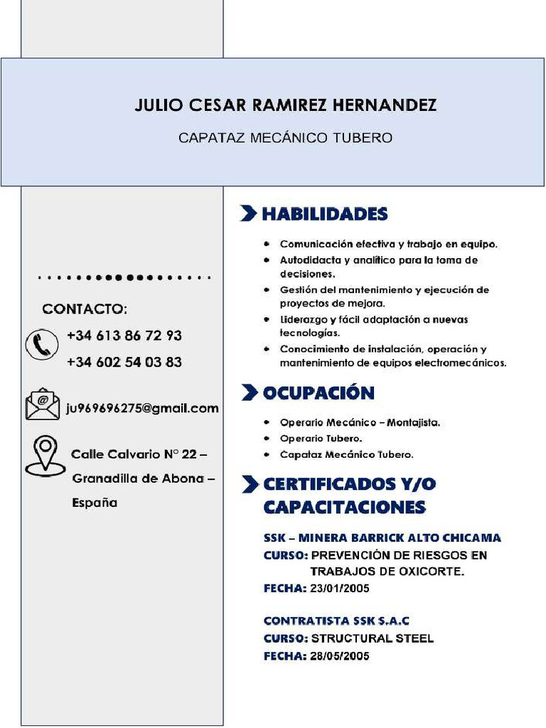 Ramirez CV 2025 I | PDF