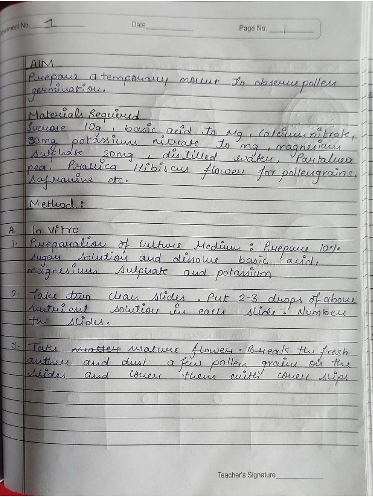 Biology Lab Manual 12th Cbse Full PDF | PDF