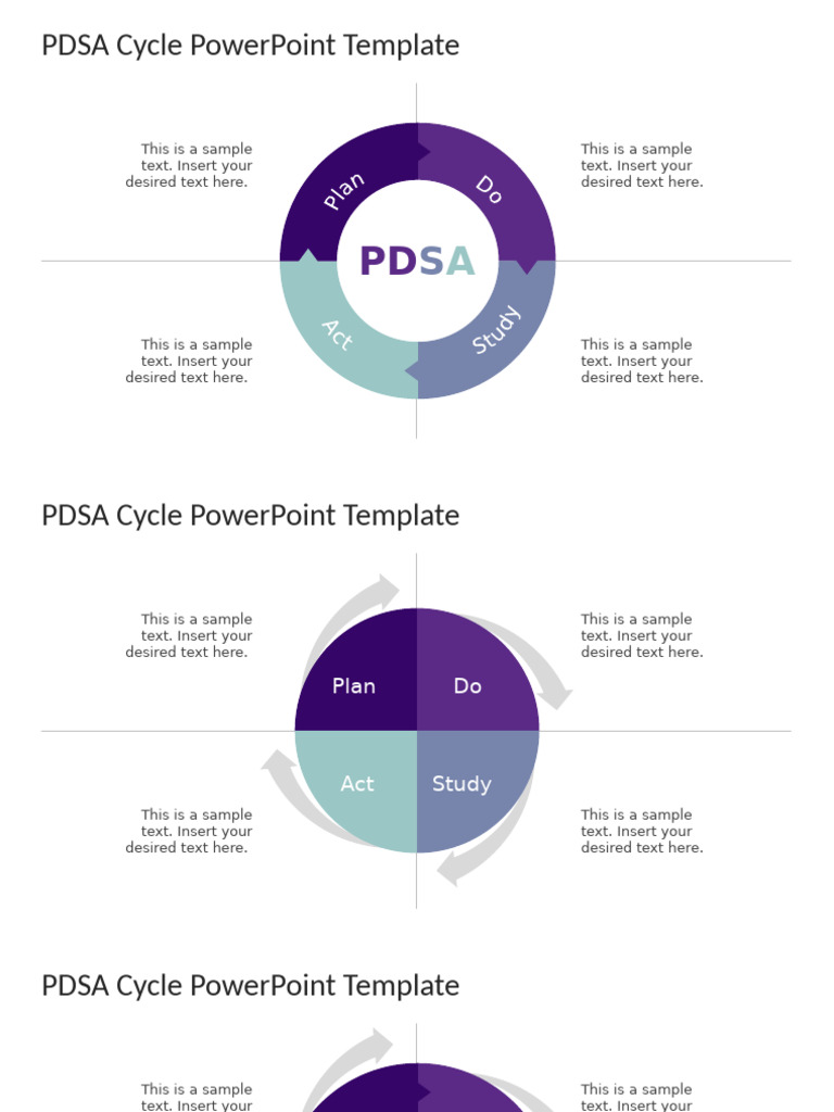 01 Pdsa Cycle Powerpoint Template | PDF