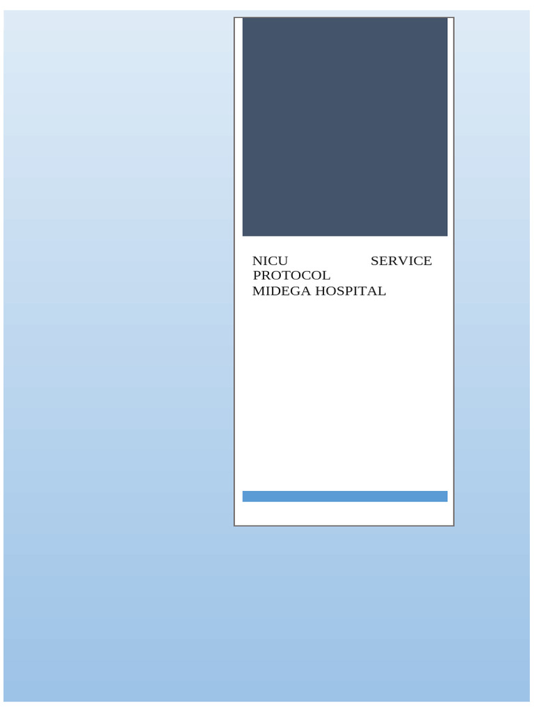 NICU Infection Control Protocol | PDF | Hand Washing | Infection
