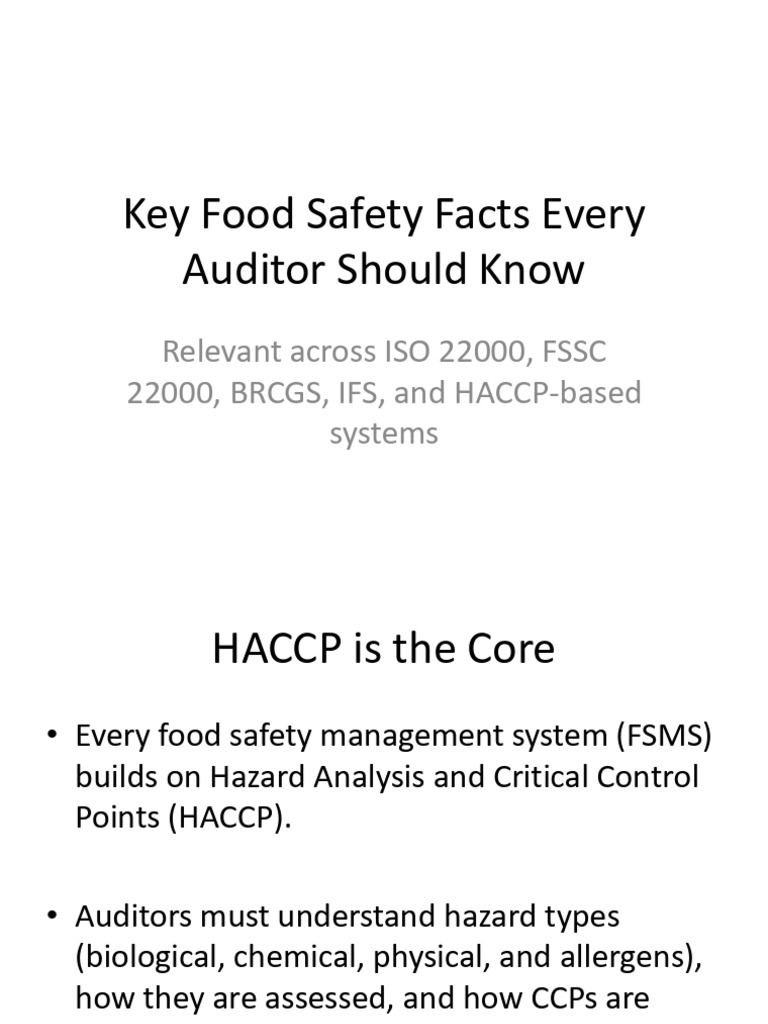 Food Safety Facts | PDF