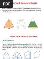 Lecture - 6: Orthographic Views of Frustum & Truncated Solids | PDF ...