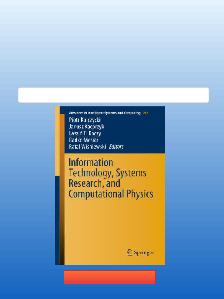 Information Technology, Systems Research, and Computational Physics ...