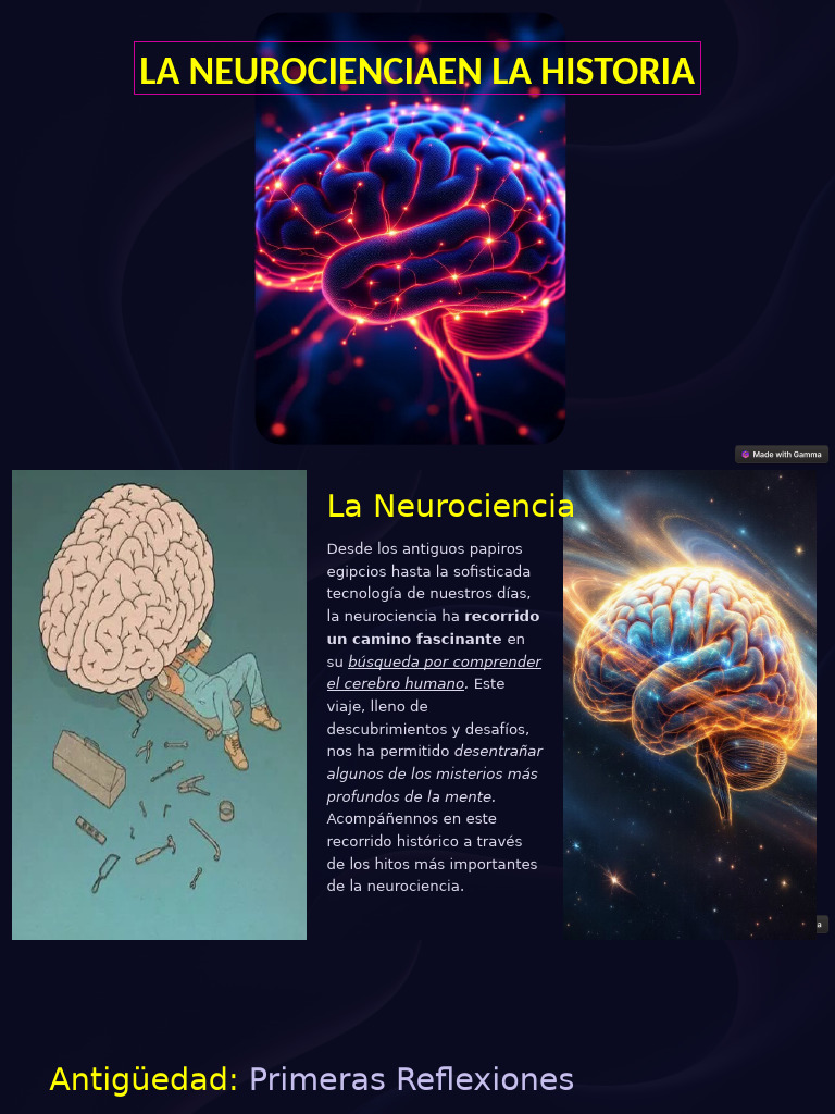 Historia de La Neurociencia | PDF | Neurociencia | Cerebro