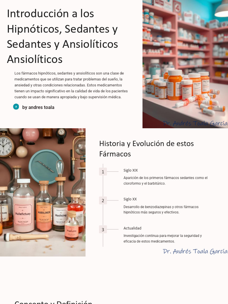 Introduccion a Los Hipnoticos Sedantes y Ansioliticos | PDF ...