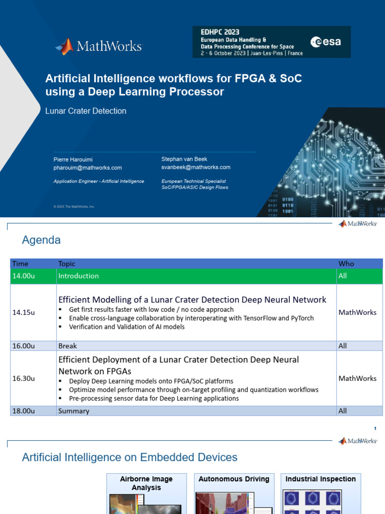 Artificial Intelligence Workflows for FPGA and SoC Using a Deep Learning Processor-3 | PDF ...