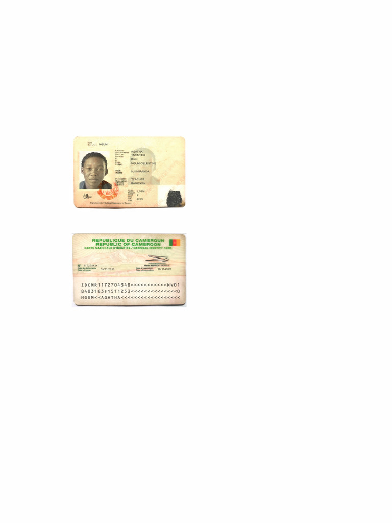 Cameroon ID Card | PDF