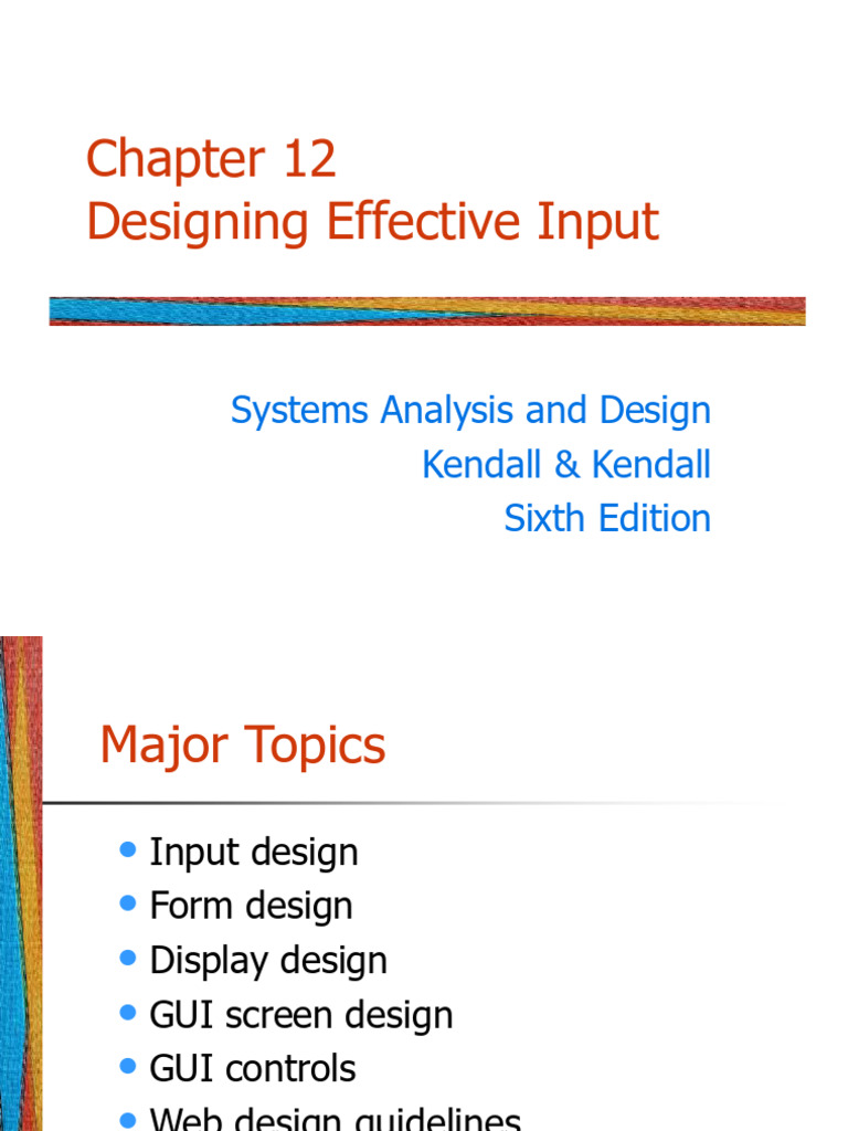 LECT6 Designing Effective Input | PDF | Graphical User Interfaces | Icon (Computing)