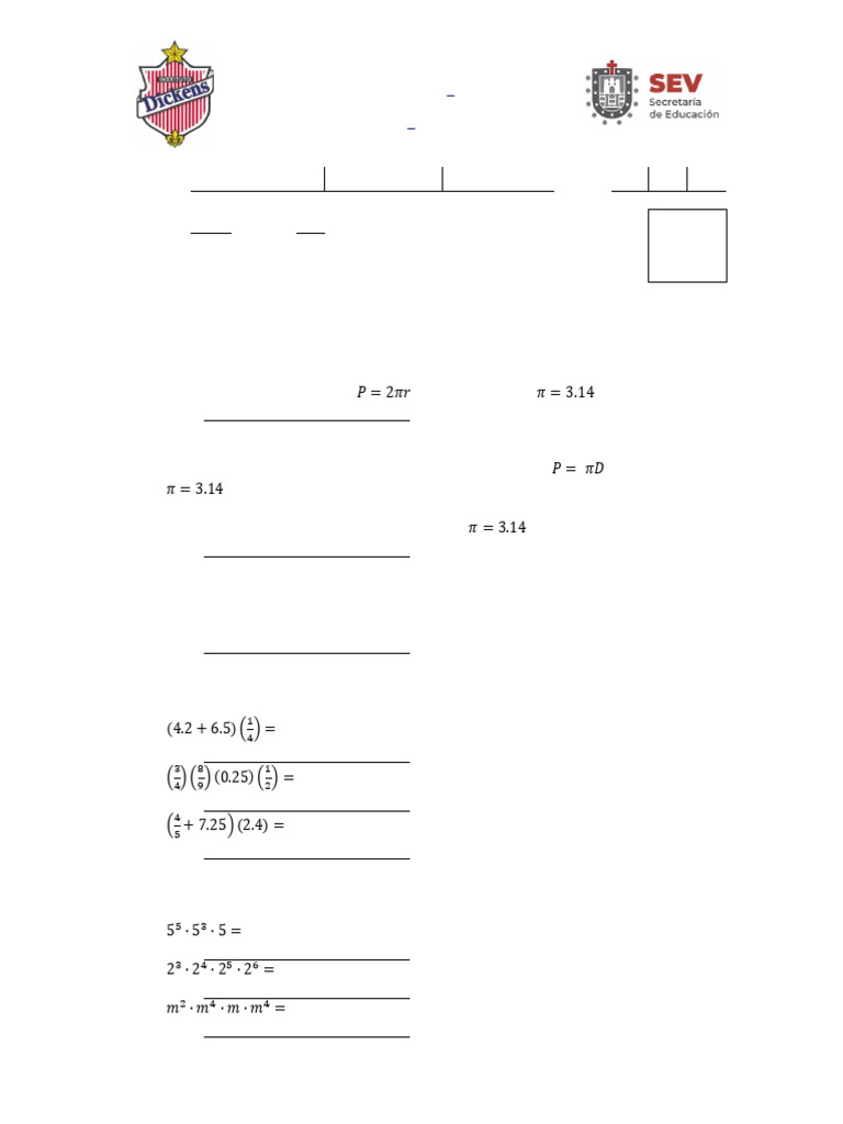 Proyecto de Matemáticas - 2 (Miscelánea de Ejercicios) | PDF