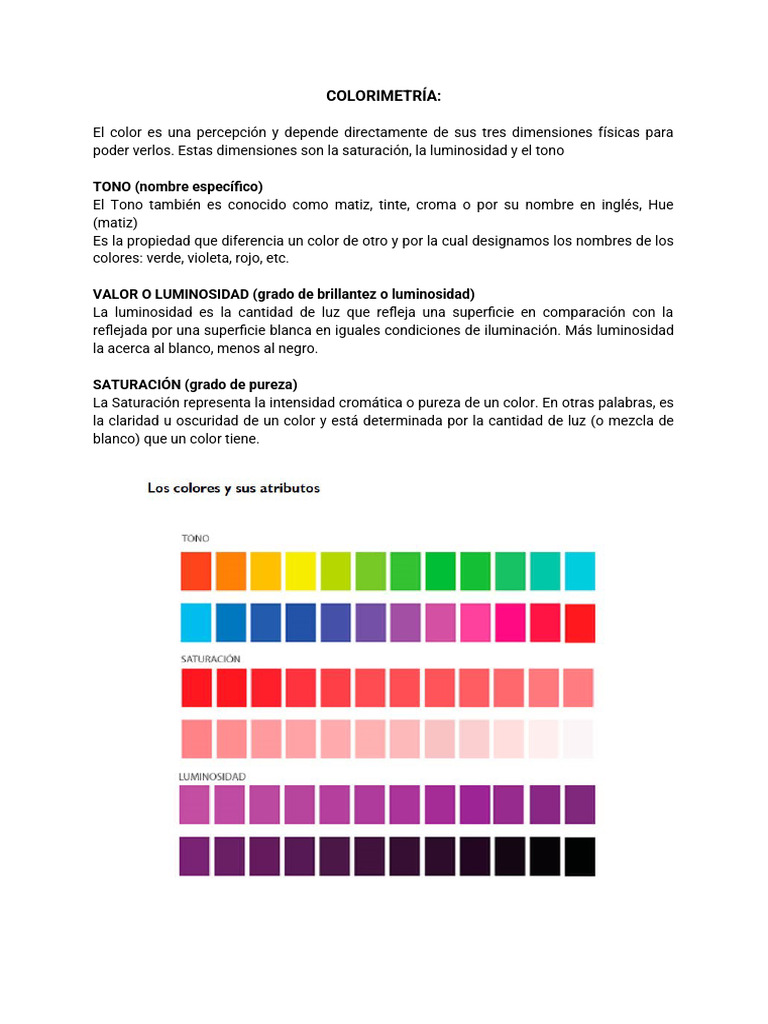Guía Completa de Colorimetría y Maquillaje | PDF | Color | Matiz