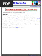 TREM Card | PDF