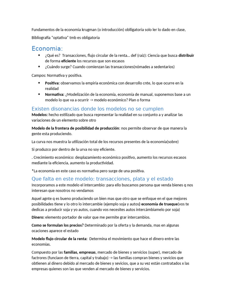 Intro A La Economia | PDF | Oferta (economía) | Oferta y demanda