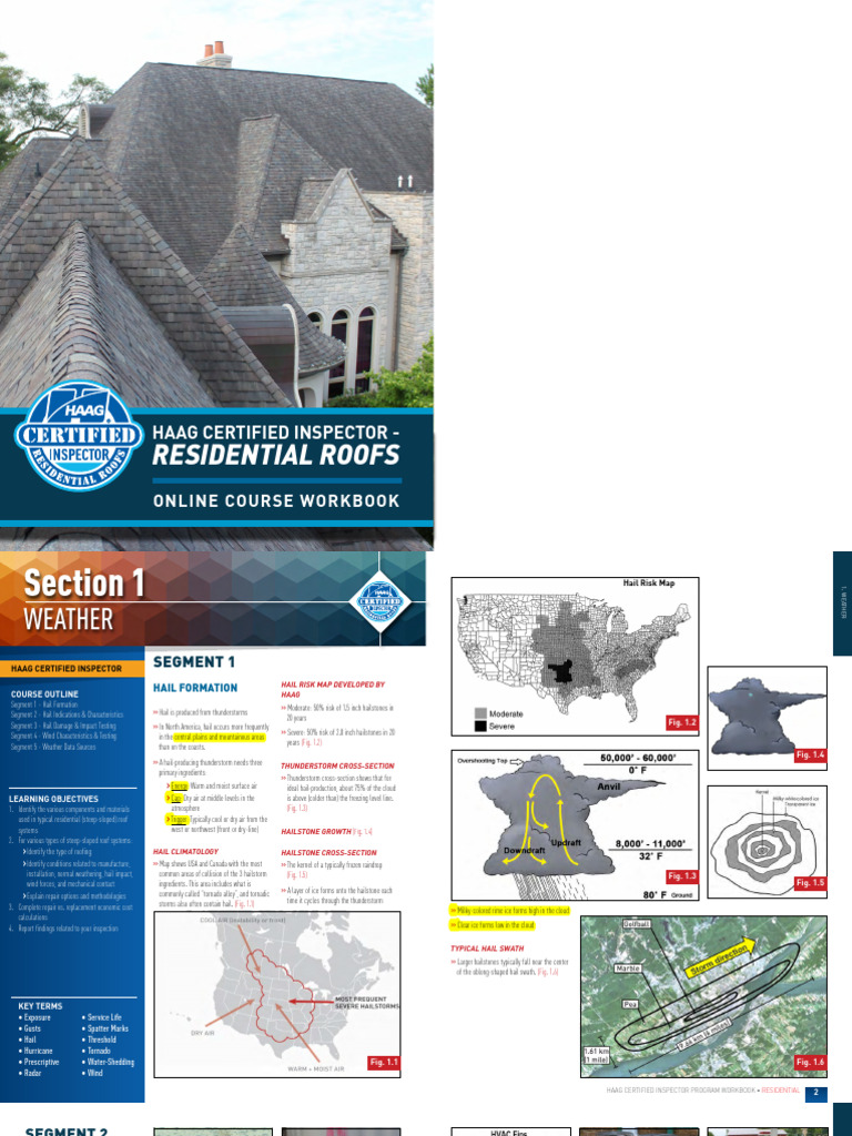 Haag Roof Seminar Workbook | PDF | Hail | Thunderstorm