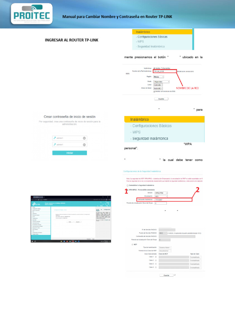 Manual Configuracion de Router Tp-Link | PDF