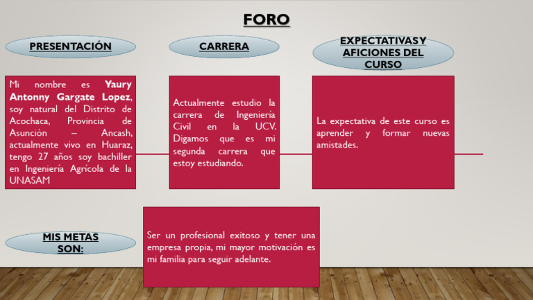Presentación de Yaury Antonny Gargate | PDF