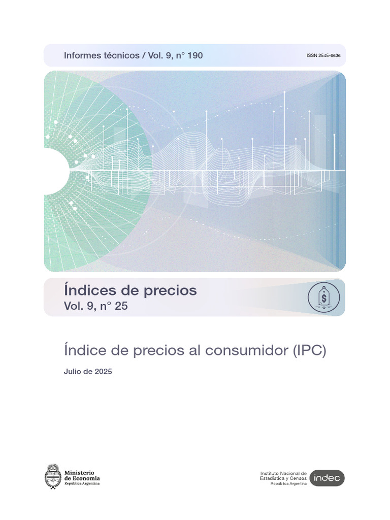 Ipc Indec 13 Agosto 2025 | PDF | Economias | Estadísticas