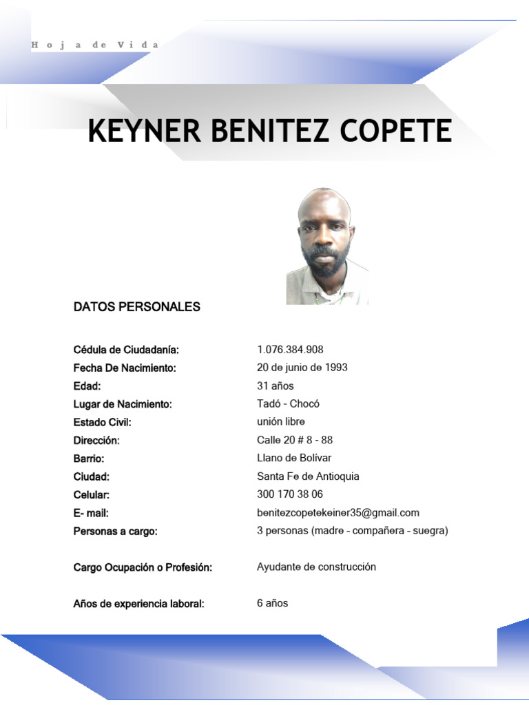 Keyner Benitez Copete | PDF