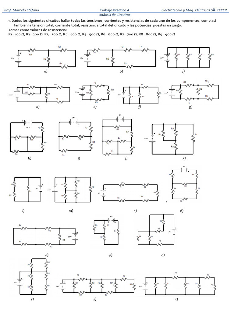 Análisis de Circuitos Eléctricos en Electrotecnia | PDF