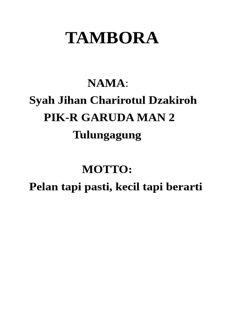 Name Tag Jihan | PDF