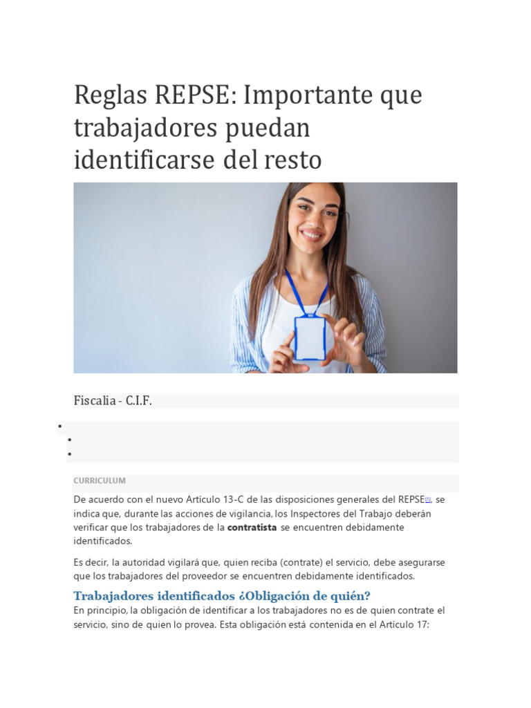 Reglas REPSE | PDF | Outsourcing | Multa (pena)