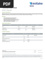 EPON Resin 828 Technical Data Sheet | PDF | Epoxy | Materials