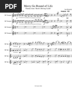 Howls Moving Castle For Flute Solo | PDF