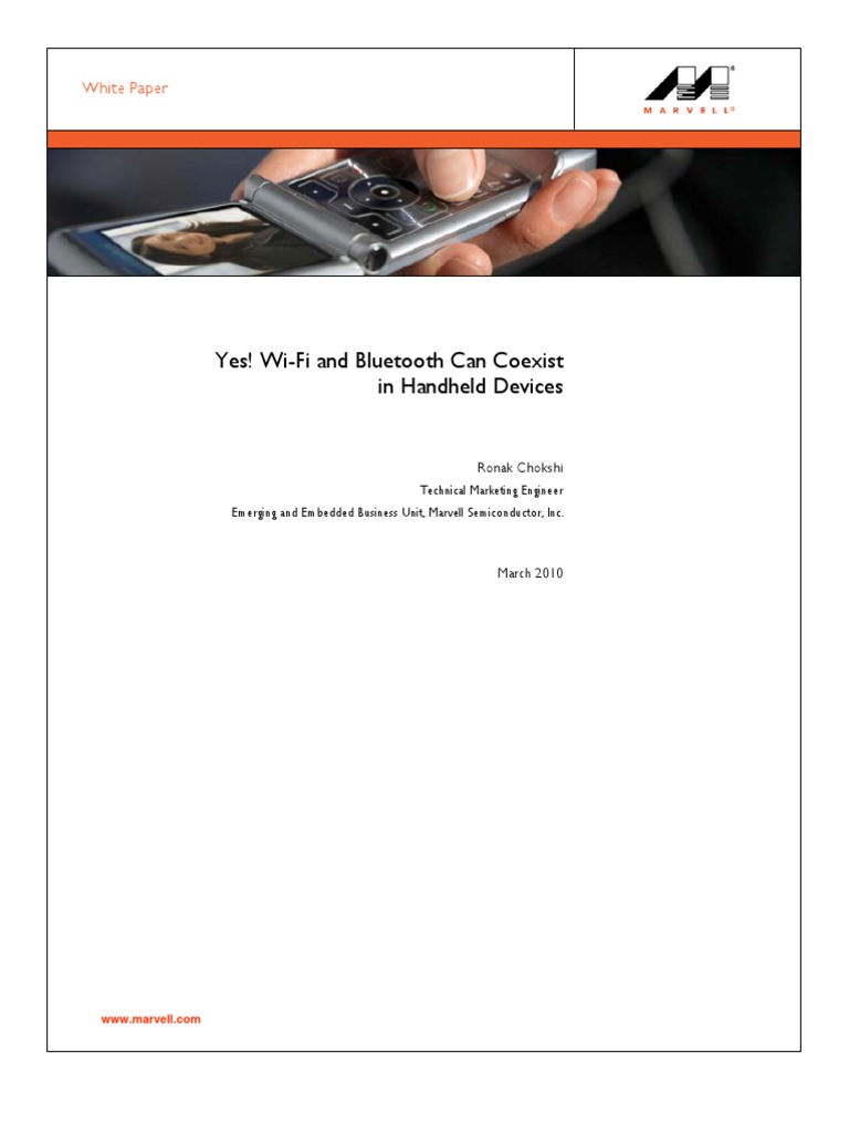 Marvell WiFi Bluetooth Coexistence | PDF | Wi Fi | Bluetooth