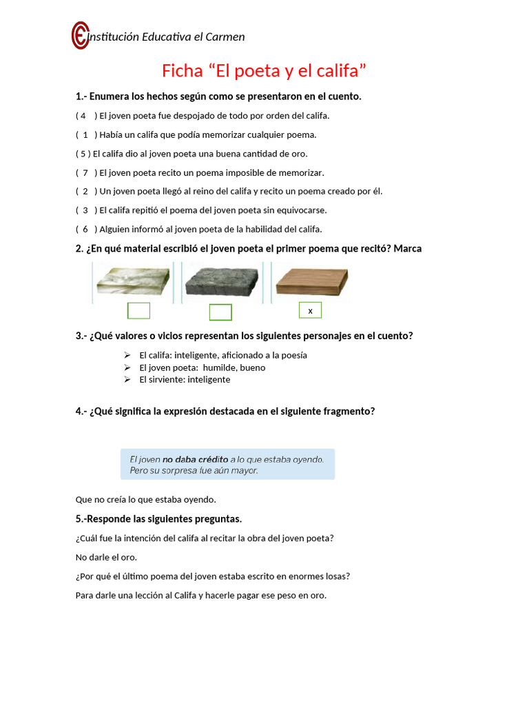 El Poeta y El Califa | PDF