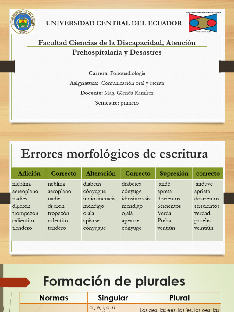Errores Comunes en Escritura y Lenguaje | PDF | Léxico | Lingüística