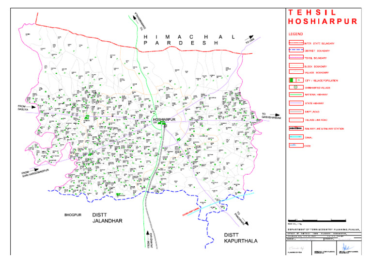 Hoshiarpur Map | PDF