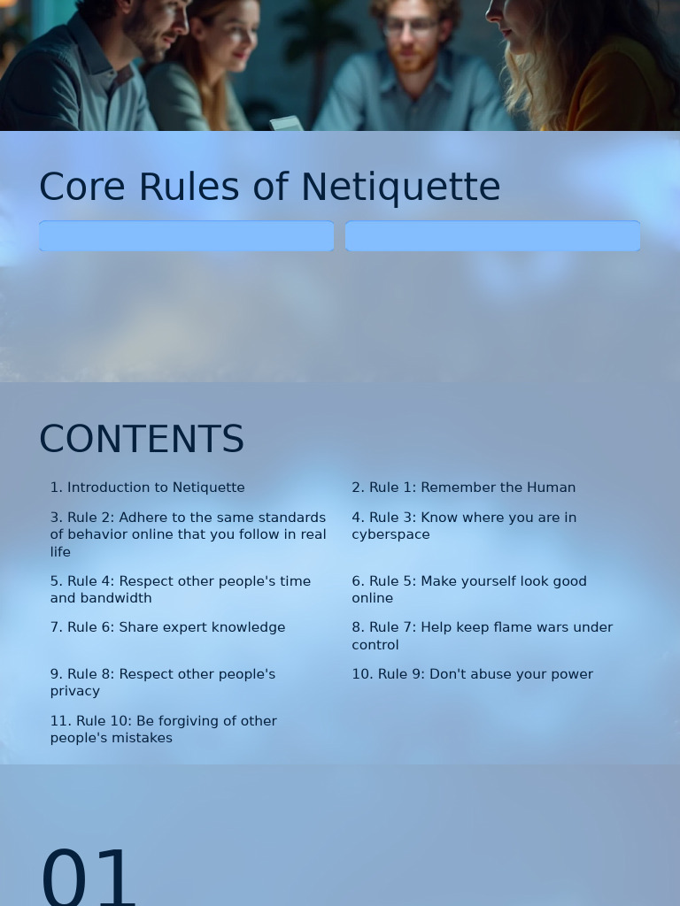 Core Netiquette Rules Explained | PDF | Privacy | Human Communication