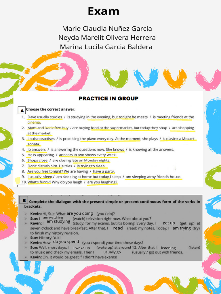 Exam Marie Nuñez Neyda Marelit Marina Garcia | PDF