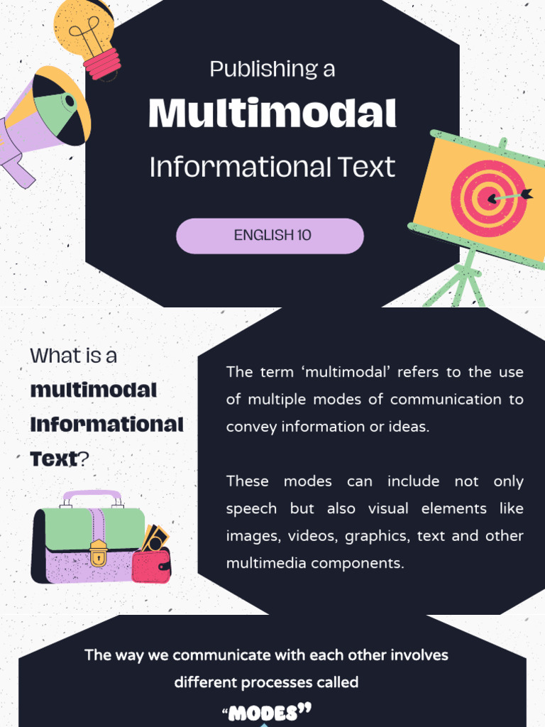 Multimodal Text Types Lesson 1 | PDF | Infographics | Human Communication