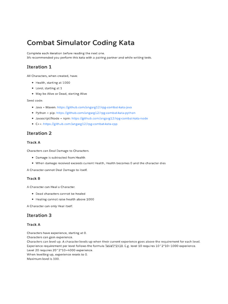Amazon Workshop Coding Kata | PDF