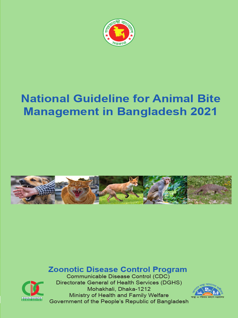 Bangladesh Animal Bite Management Guidelines | PDF