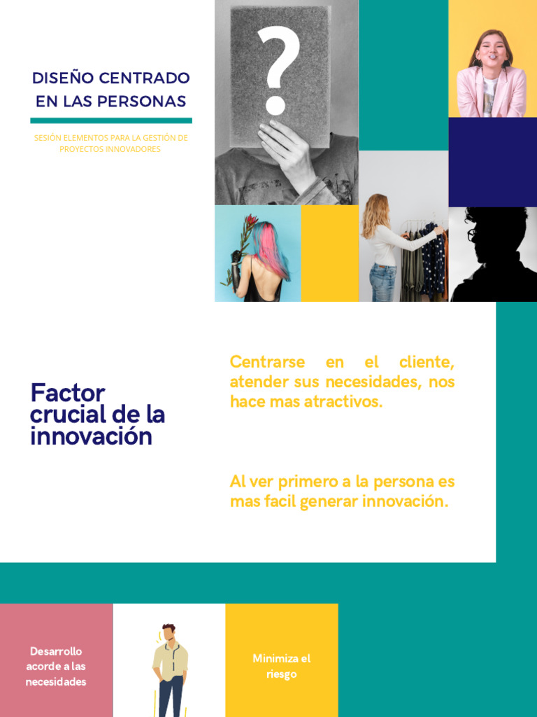Diseño Centrado en Personas para Innovación | PDF | Beneficio (economía ...