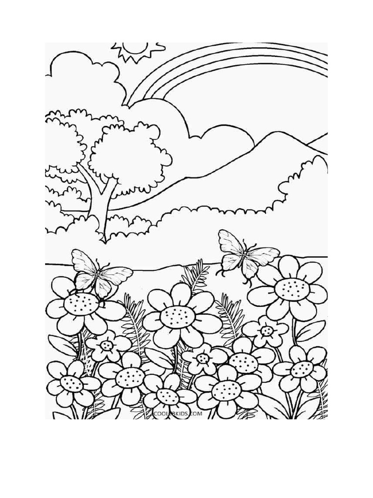 Coloring Scenery | PDF