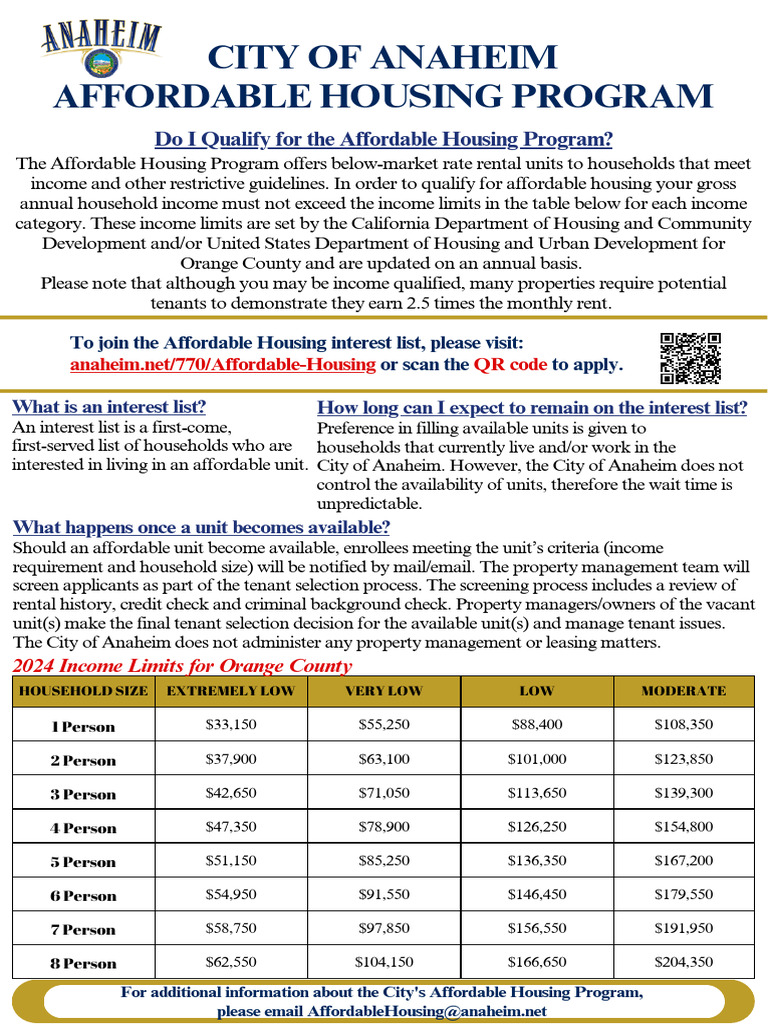 Affordable Housing Interest List Flyer 06.10.2024 | PDF | Affordable ...