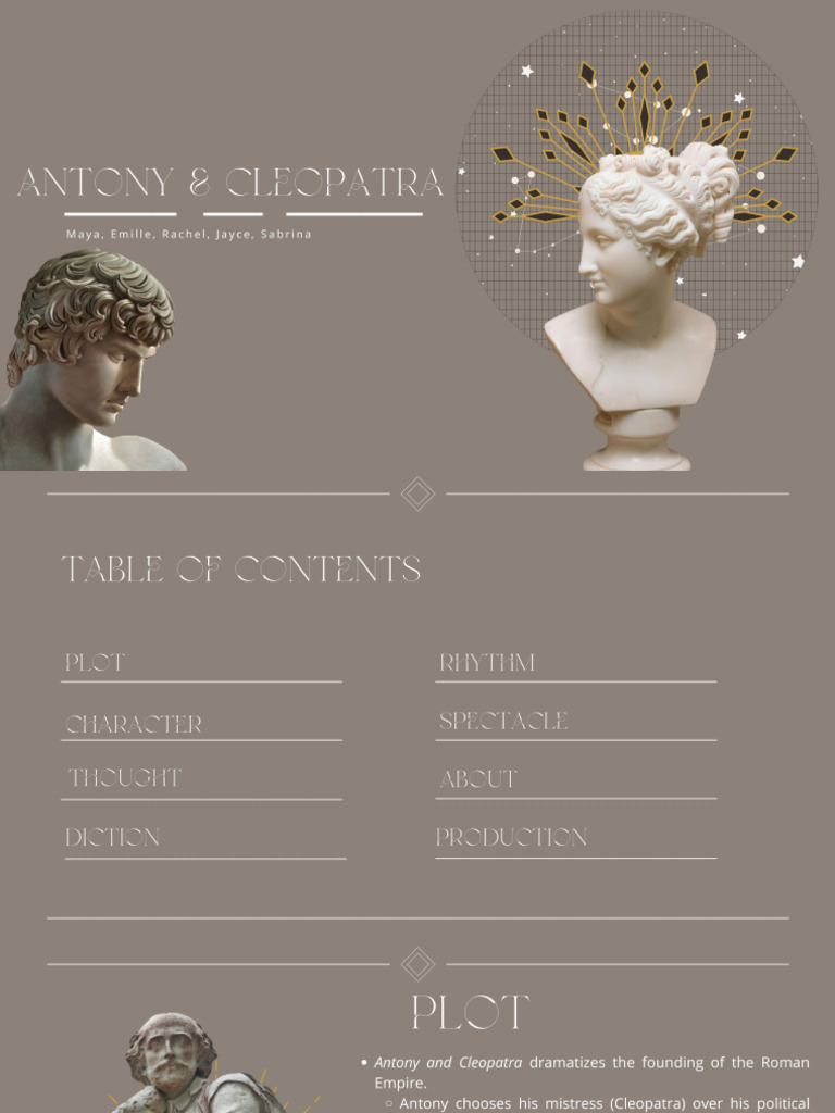 Antony and Cleopatra Analysis | PDF