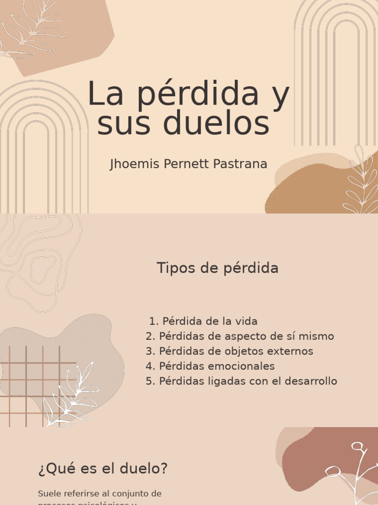 La Perdida y Sus Duelos | PDF